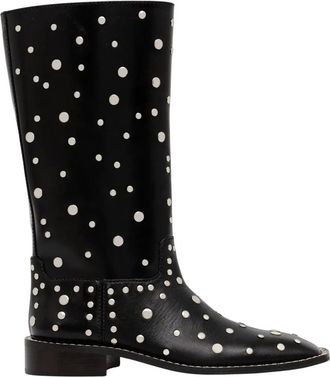 Wales Bonner Wales Bonner, Femme, Chaussures, Noir, Taille: 36 EU Bottine clout&eacute;e