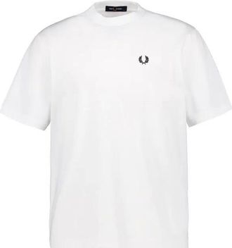 Fred Perry Herren T-Shirt wei&szlig;