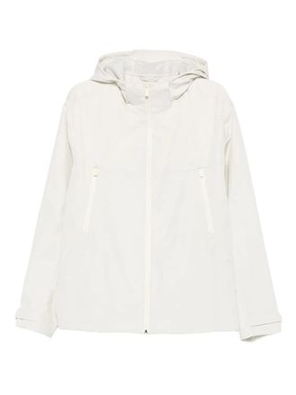 BOSS Klassische Kapuzenjacke - Weiß