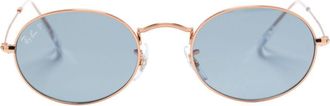 Ray-Ban Sonnenbrille mit ovalem Gestell - Gold