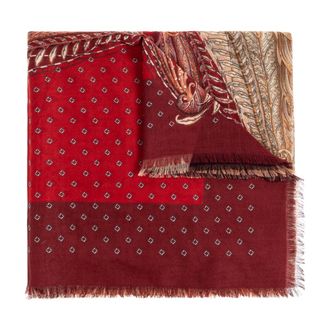 Ferragamo Femme, Accessoires, Multicolore, Taille: ONE Size Écharpe en cachemire avec impression