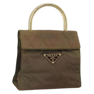 Prada Pre-owned Vintage Nylon Handtasche - - Pre-owned - Damen - Gr&uuml;n - ONE SIZE