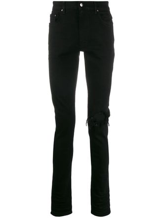 Amiri Broken skinny jeans - Noir