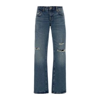 7 For All Mankind Femme, Jeans, Bleu, Taille: W25 Jeans droits