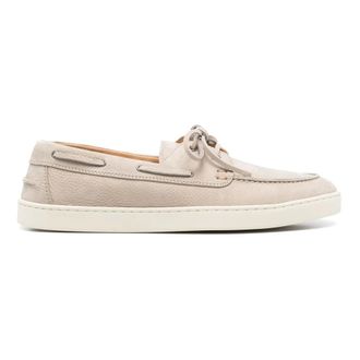 Henderson Homme, Chaussures, Gris, Taille: 42 1/2 EU Chaussures de Yatch en Daim pour Homme