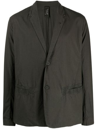 Transit Par-Such blazer à revers fins en coton - Vert