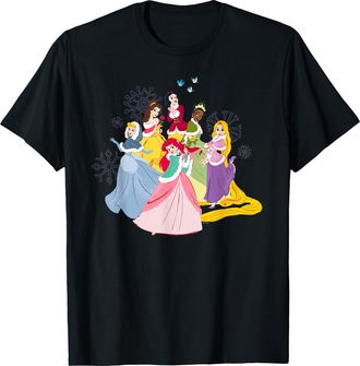Disney Princess Squad Winter Holiday Christmas Get-Together T-Shirt