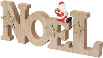 F&eacute;&eacute;ric Lights & Christmas Feeric Lights et Christmas - Mot no&euml;l p&egrave;re no&euml;l en Bois l30cm