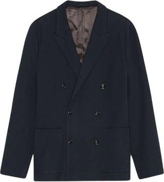 Nn.07 Veste col tailleur en laine m&eacute;lang&eacute;e