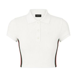 Gucci Polo - - Tops - Damen - Wei&szlig; - M