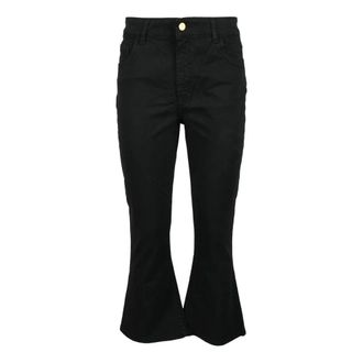 Manila Grace Baumwoll Elastan Jeans - - Jeans - Damen - Schwarzk - W26