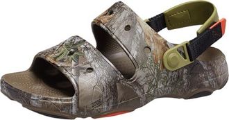 Crocs Unisex Mens and Womens Classic All Terrain Realtree Sandals, Walnut, 14 US
