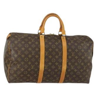 Louis Vuitton unisex, Pre-owned, Brun, Taille: ONE Size Pre-owned Weekend Bag