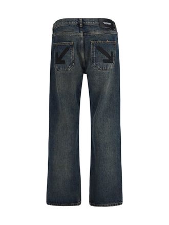 Off-white Half Arrow Jeans - Blue