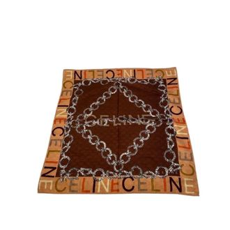 Celine Pre-owned Vintage Scarf - Femme - Pre-owned - Brun - Taille: ONE Size