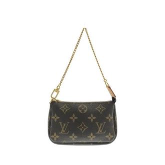 Louis Vuitton Pre-owned Mini Pochette Accessoires Monogram Accessory Pouch - - Pre-owned - Damen - Braun - ONE SIZE