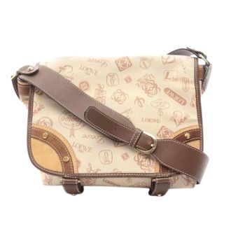 Loewe Sac &agrave; bandouli&egrave;re en toile Pre-owned - Femme - Pre-owned - Beige - Taille: ONE Size