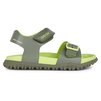 Geox Jungen J Fusbetto Bo Sandal, Military Lime, 28 EU