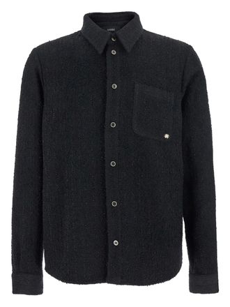 Amiri chemise à détails de pompons - Noir