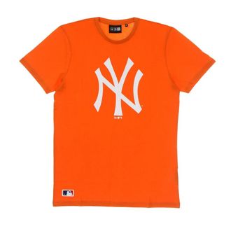New Era Homme, Tops, Orange, Taille: XL T-shirt MLB avec logo d&eacute;quipe