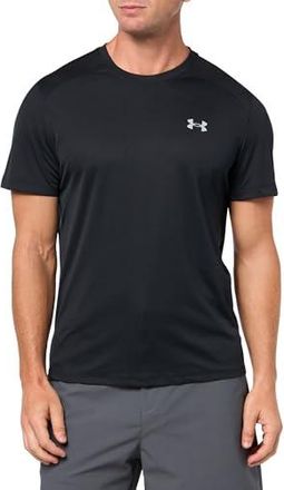 Under Armour CoolSwitch T-Shirt &agrave; Manches Courtes pour Homme, (001) Noir/Noir/R&eacute;fl&eacute;chissant, Taille M