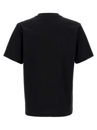 Burberry Knight Stamp Logo T-Shirt - Black