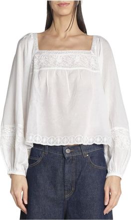 Vanessa Bruno Femme, Blouses et Chemises, Blanc, Taille: 38 FR Blouse Giovanna