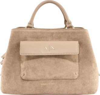 A|X Armani Exchange Femme, Sacs, Beige, Taille: ONE Size Shopping Bag