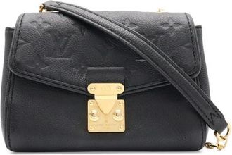 Louis Vuitton Sac bandouli&egrave;re cha&icirc;ne Pre-owned Saint Germain Monogram Empreinte - Femme - Pre-owned - Noir - Taille: ONE Size