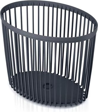 Prosperplast Gartenkorb Halterung - Dekorativer Beistelltisch CLUBO 30 l, Ma&szlig;e (mm) 440 x 298 x 370, Anthrazit