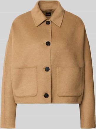 Boss Orange by Hugo Boss Regular Fit Blouson mit integriertem Schal am Kragen Modell C_Cafrina