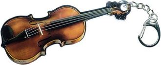 Miniblings violon violon instrument miroir Porte-clé Porte-clés - pendentif bijoux de mode I Porte-clef Porte-clef - violon instrument de violon