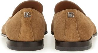 Dolce & Gabbana Crust Slipper Loafer - Beige