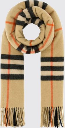 Burberry Ikonischer Schal aus reinem Kaschmir mit Check-Muster und Fransen