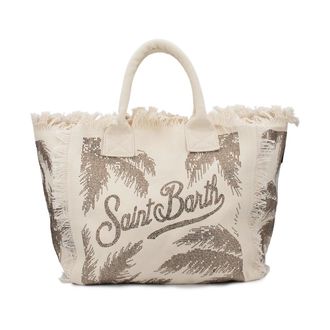 MC2 Saint Barth Femme, Sacs, Beige, Taille: ONE Size Vanity Tote Bag