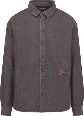 Jacquemus La Chemise De-N&icirc;mes Simon - Homme - Chemises - Brun - Taille: L