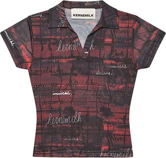 KERNEMILK Soleil Poloshirt - Schwarz