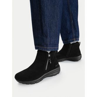 Skechers Stiefeletten Skechers Easy Going - Urban Zip 168188/BBK Schwarz