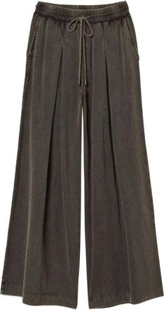 Twinset Femme, Pantalons, Noir, Taille: 42 FR Pantalon Large