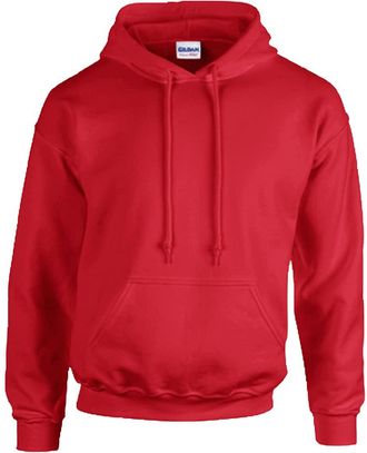 Gildan Sweatshirt mit Kapuze Heavy Blend XL, 1x Rot & 1 HLKauf Block