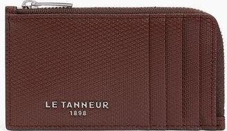 Le Tanneur Gro&szlig;es Kartenetui Emile aus T-Signaturleder und mit Rei&szlig;verschluss