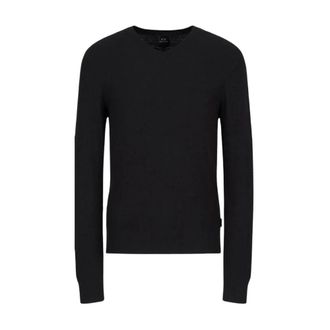 A|X Armani Exchange 6Lzm2C1510 V-Ausschnitt Strick - - Knitwear - Herren - Blau - S