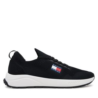 Tommy Jeans Sneakers Tommy Jeans Runner Kntitted EM0EM01555 Schwarz