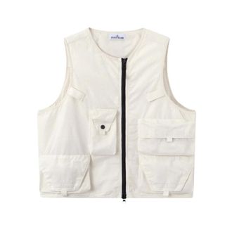 Stone Island Herren, Jacken, Wei&szlig;, LGr&ouml;&szlig;e