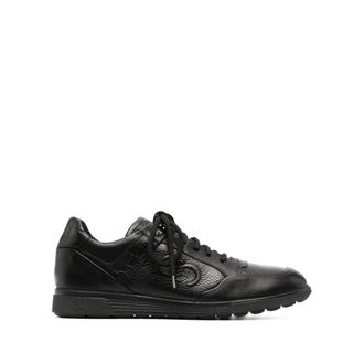 Casadei Schwarze Leder-Sneakers - - Shoes - Herren - Schwarzk - 44 EU