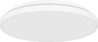 Eglo LED Deckenleuchte Crespillo, 1 flammige Aufbauleuchte aus Stahl und Kunststoff, Deckenlampe in Wei&szlig;, LED Aufbaulampe neutralwei&szlig;, &Oslash; 24 cm