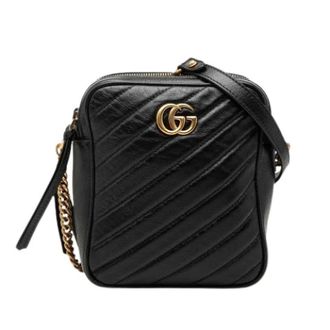 Gucci Sac bandouli&egrave;re matelass&eacute; vintage doccasion - Femme - Pre-owned - Noir - Taille: ONE Size