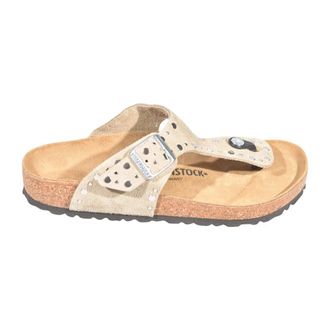 Birkenstock Femme, Chaussures, Beige, Taille: 39 EU Gizeh Rivet Regular Fit