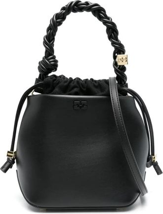 Ganni Femme, Sacs, Noir, Taille: ONE Size Bou Bucket Bag