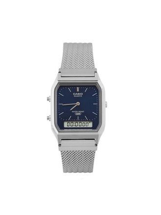 Casio Uhr Vintage AQ-230EM-2AEF Silberfarben